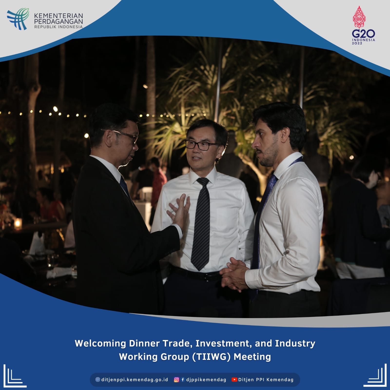 Welcoming Dinner Trade, Investment, and Industry Working Group (TIIWG ...
